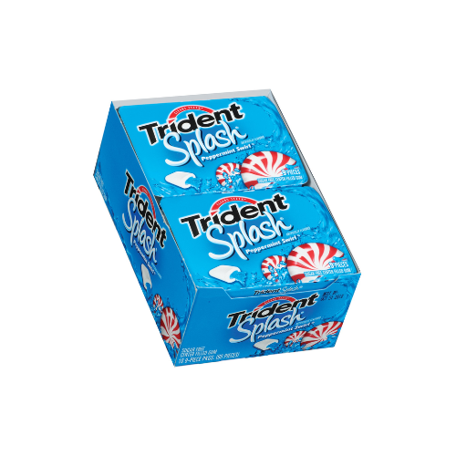 Trident Splash Peppermint Swirl Sugar-Free Gum, 90 Pieces – AJ Globals